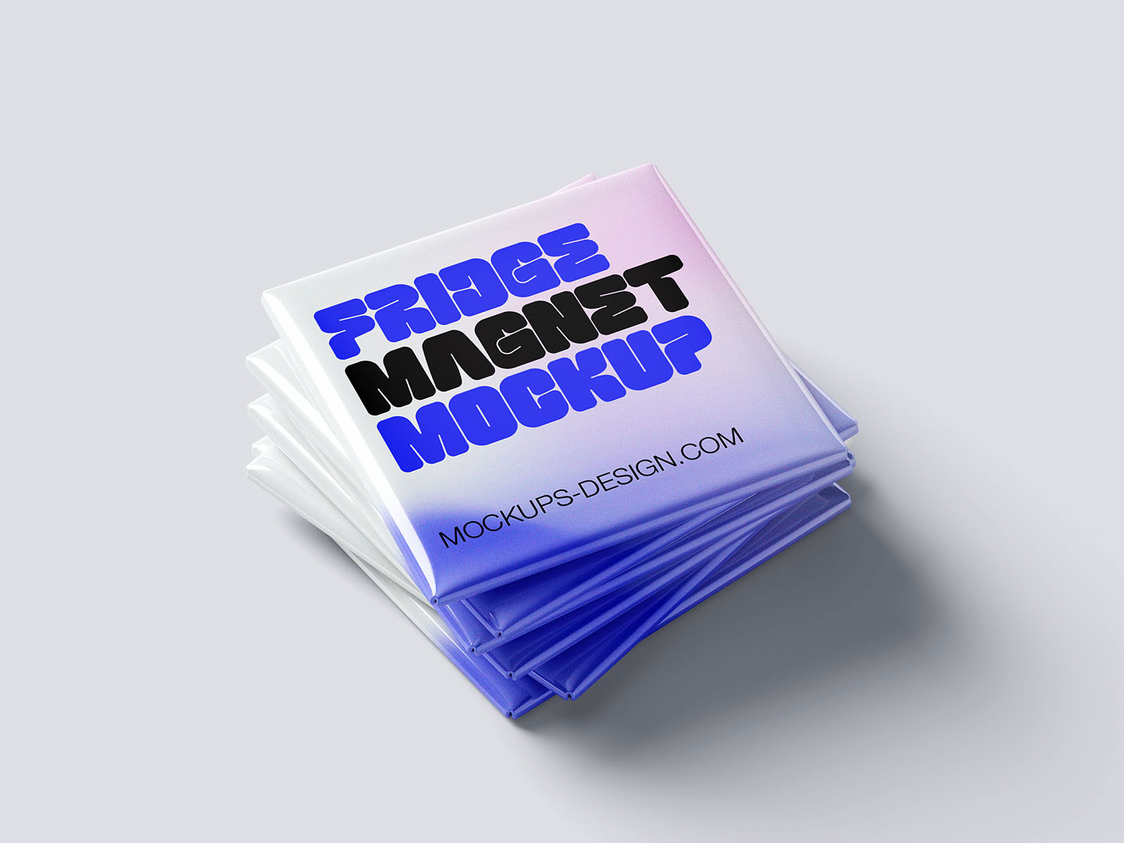 Square Fridge Magnet Mockup Free Download | Resource Boy