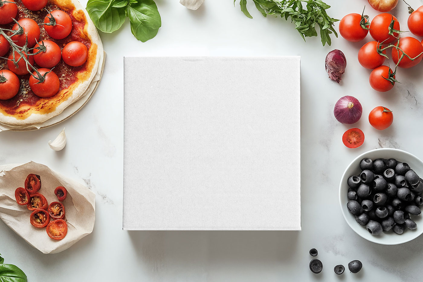 Square Pizza Box Mockup Free Download | Resource Boy