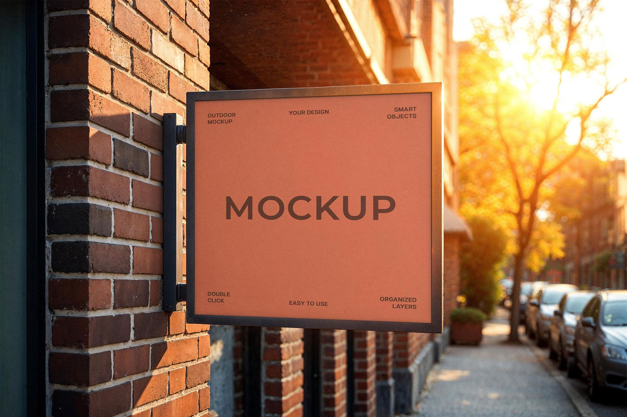Square Street Sign Mockup Free Download | Resource Boy