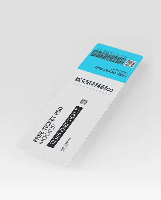 Three Ticket Mockups Free Download | Resource Boy