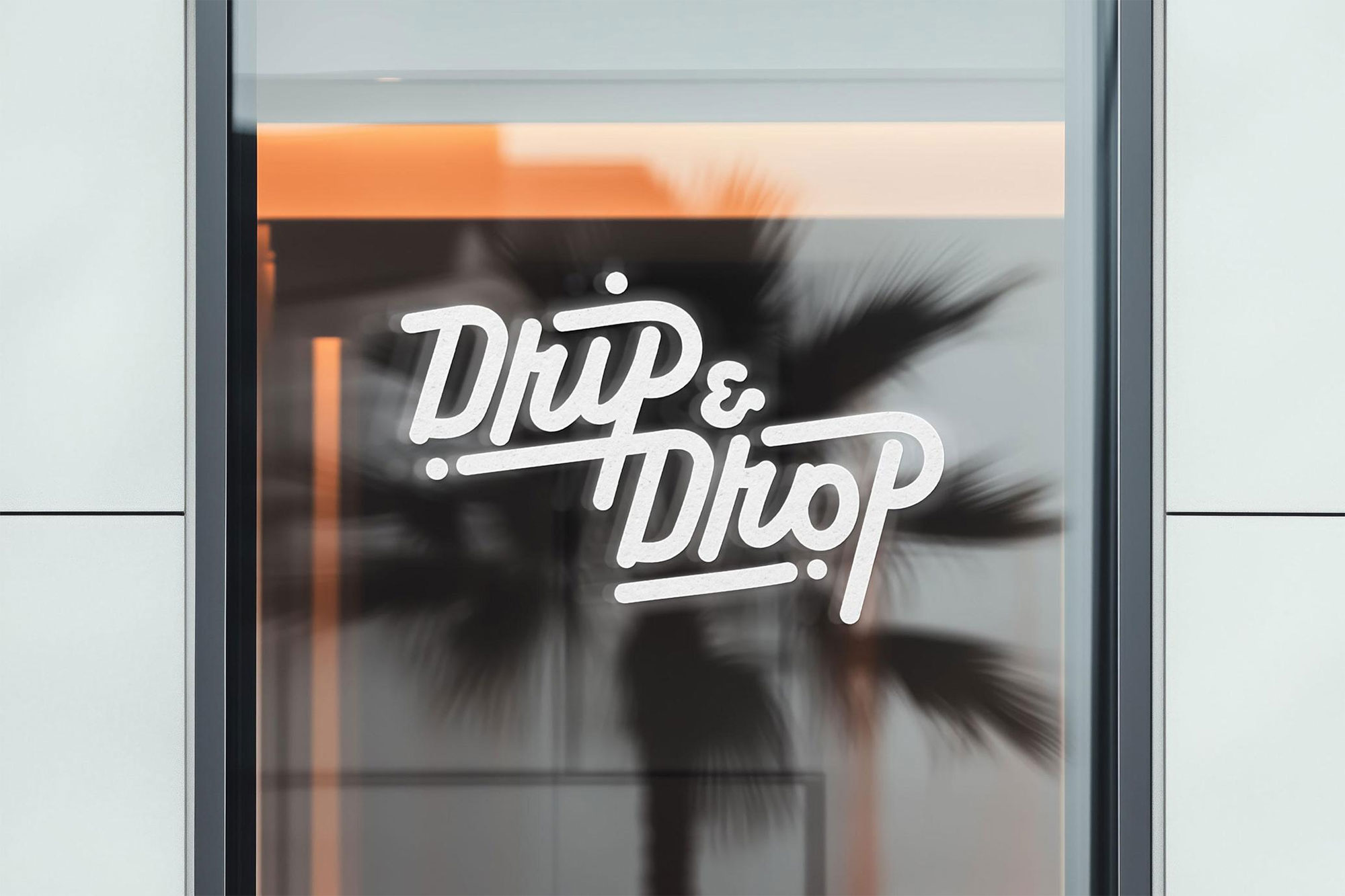 Window Sign Mockup Free Download | Resource Boy