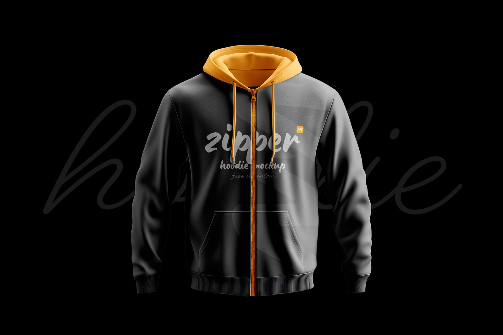 Zipper Hoodie Mockup Free Download | Resource Boy