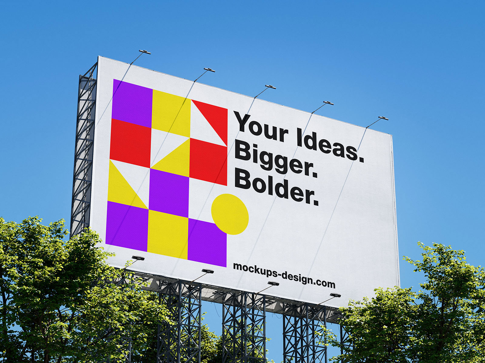 Large Format Billboard Mockup Free Download | Resource Boy