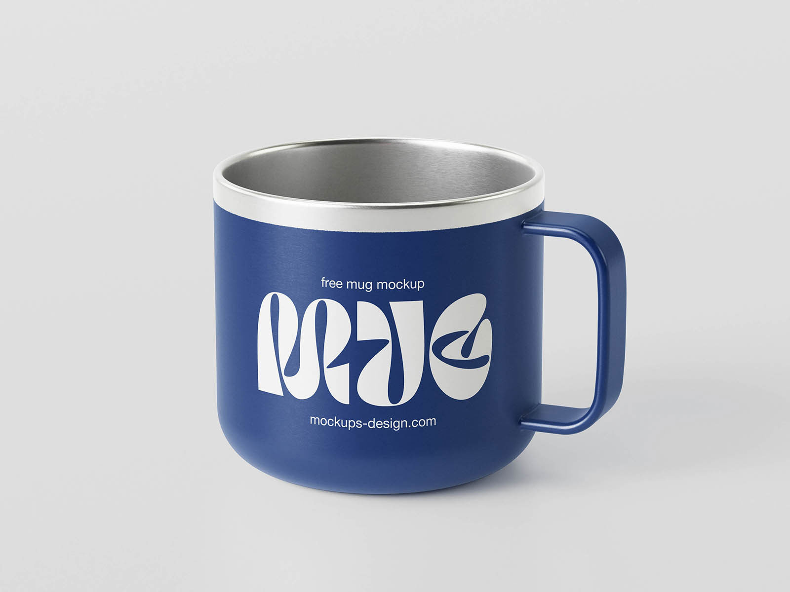 Minimal Metal Mug Mockup Free Download | Resource Boy