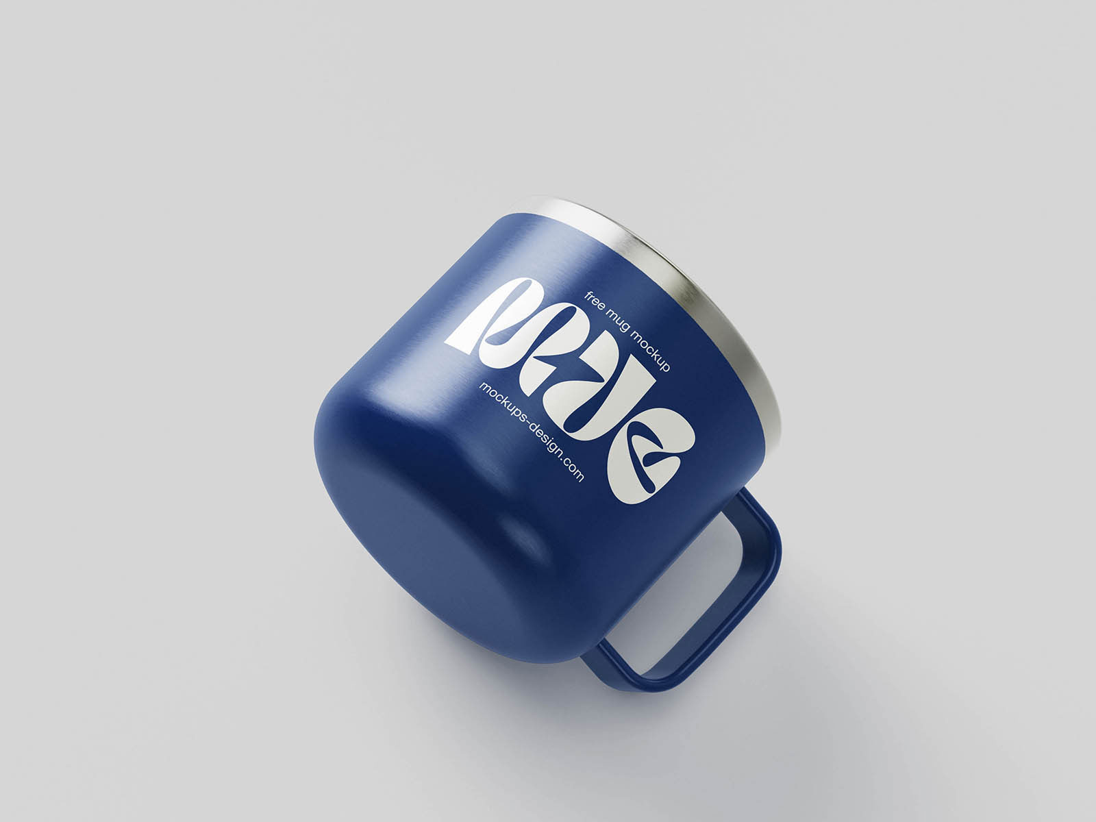 Minimal Metal Mug Mockup Free Download | Resource Boy