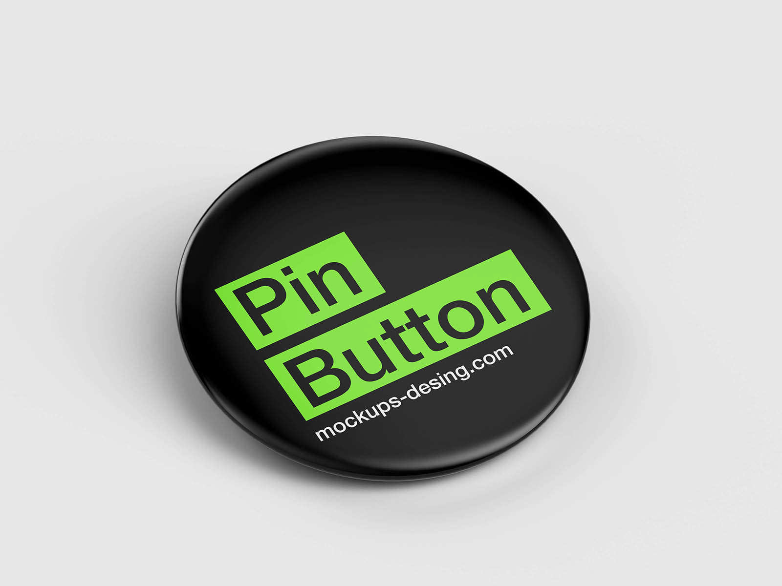 Minimal Pin Button Mockup Free Download | Resource Boy