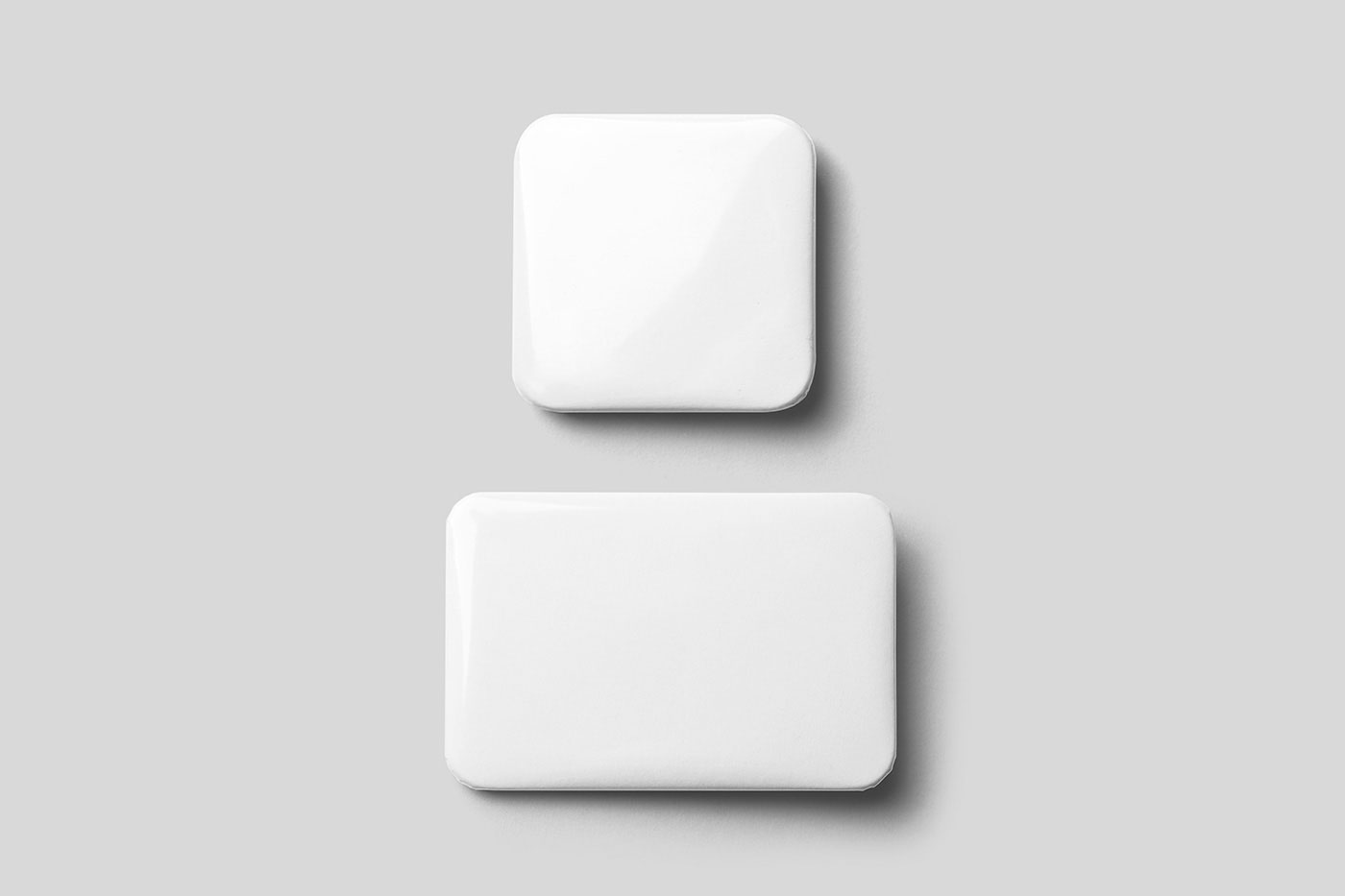 Square and Rectangle Badge Mockup Free Download | Resource Boy