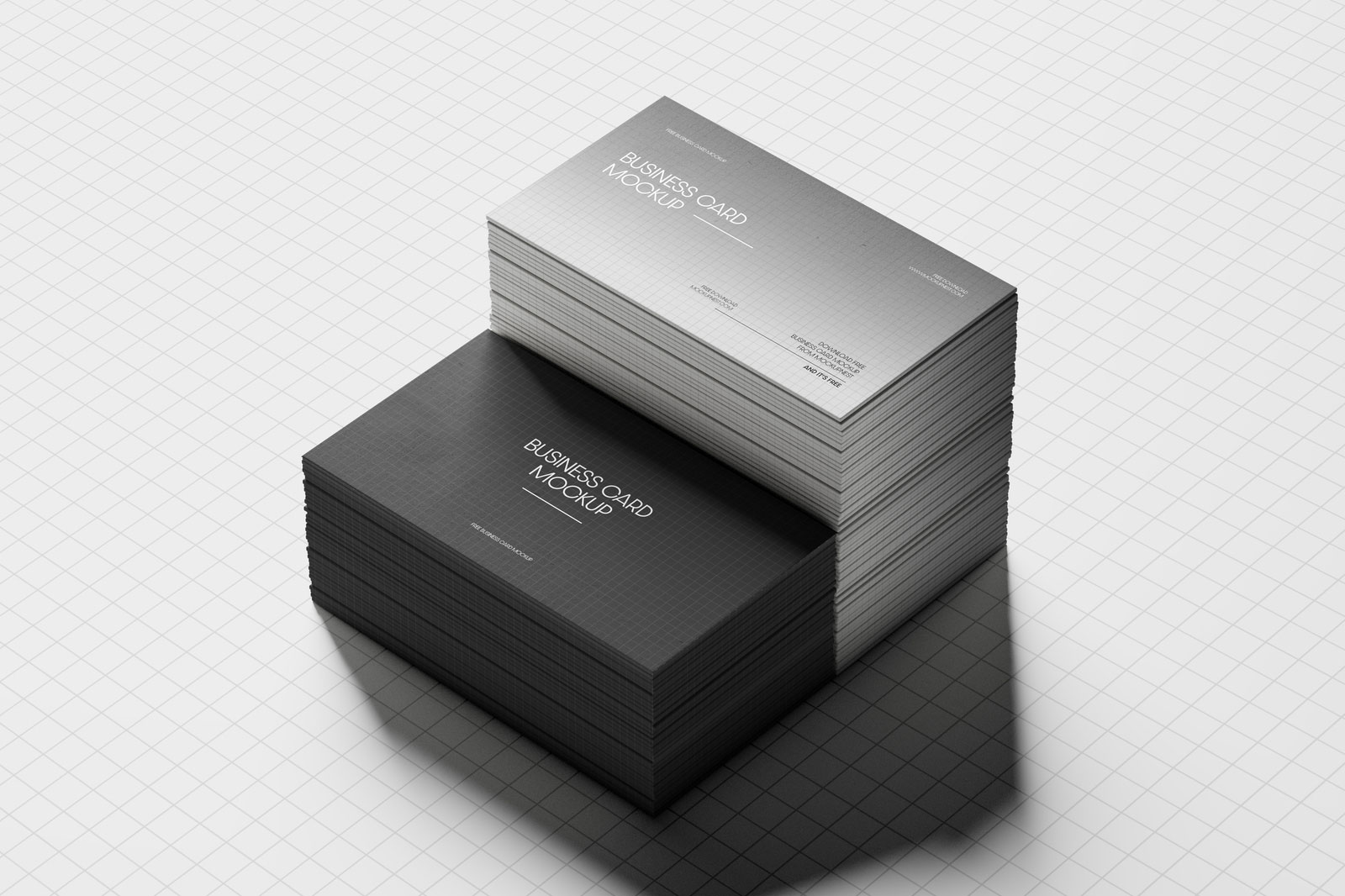 Stacked Business Card Mockup Free Download | Resource Boy