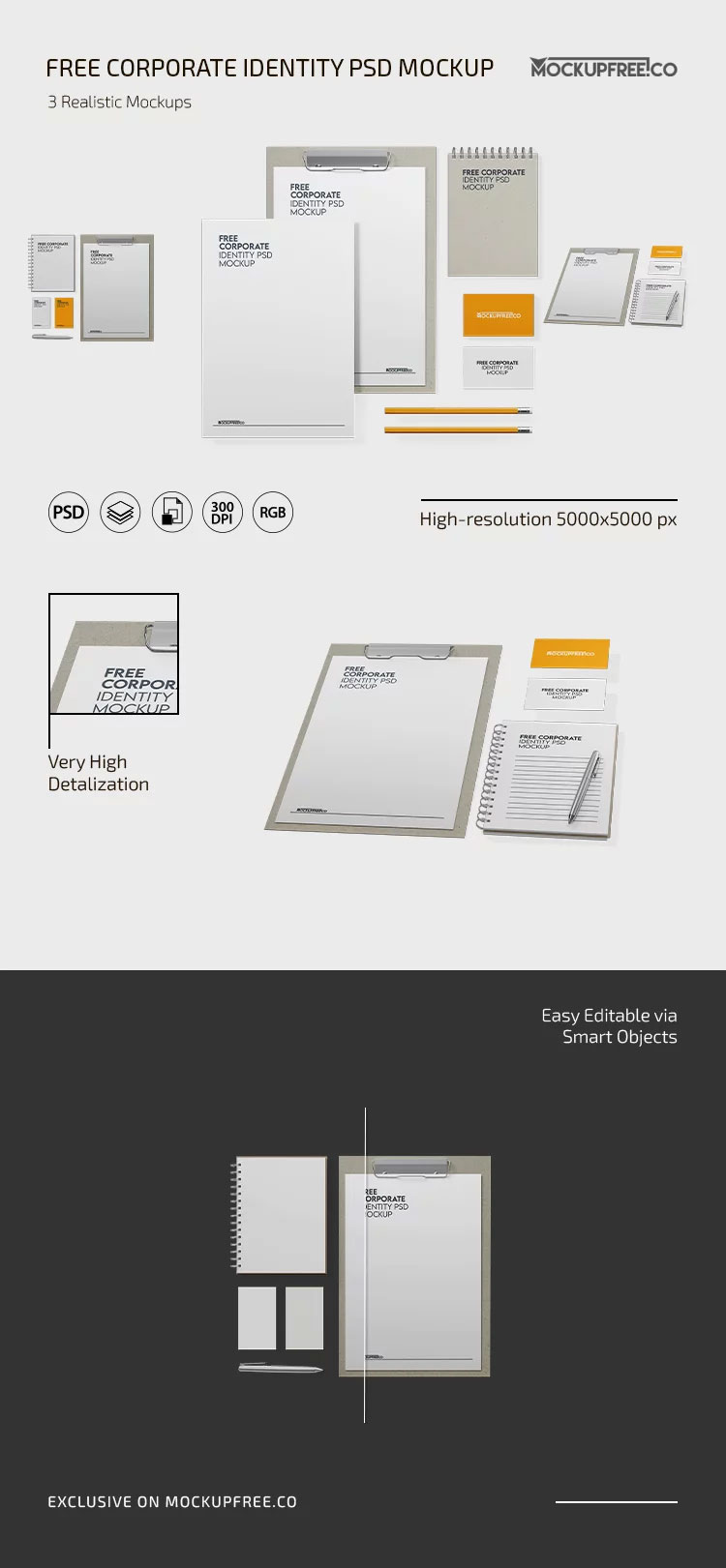Corporate Identity Mockup Free Download | Resource Boy