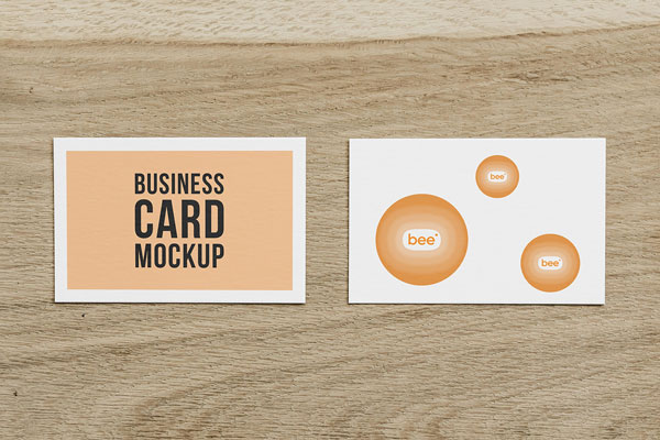 Front View Business Card Mockups Free Download | Resource Boy