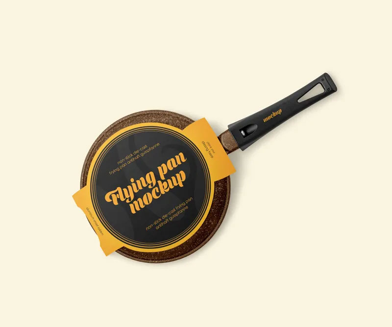Frying Pan Mockup Free Download | Resource Boy