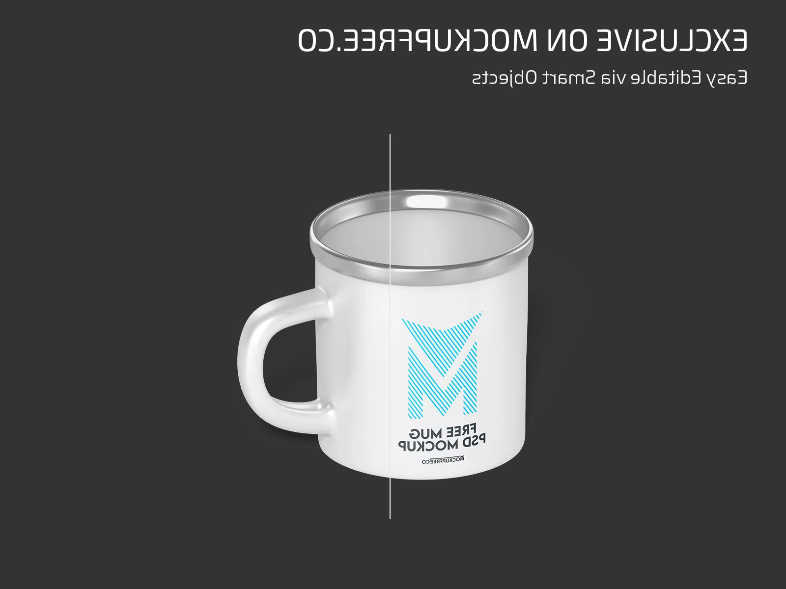 Glossy Metallic Mug Mockup Free Download | Resource Boy
