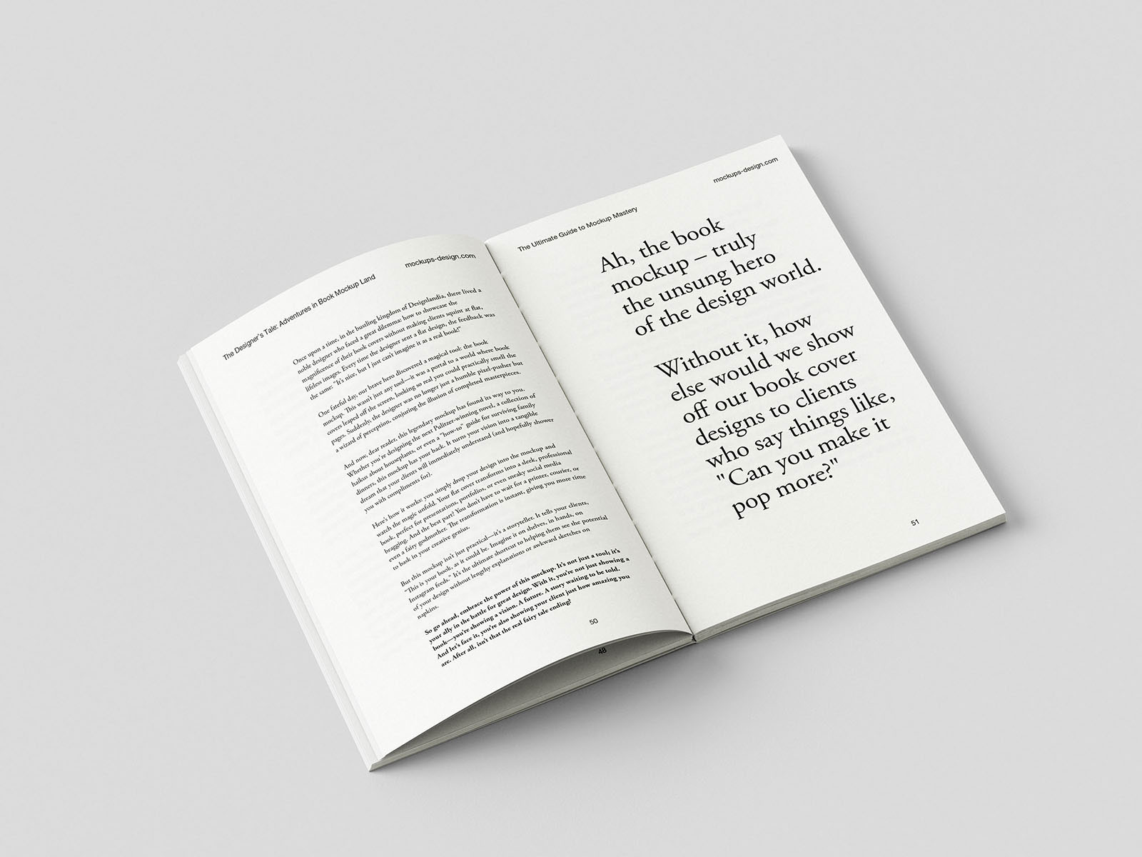 Minimal Book Mockup Free Download | Resource Boy