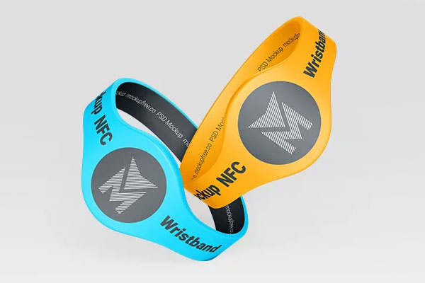 NFC Wristband Mockup Free Download | Resource Boy