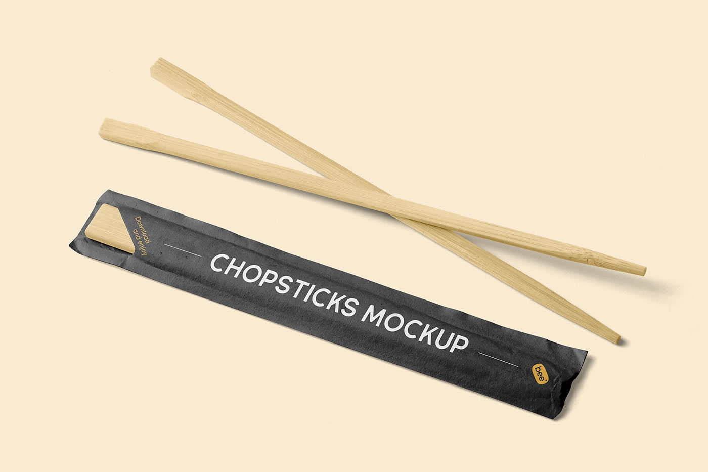 Perspective Chinese Chopsticks Mockup Free Download | Resource Boy