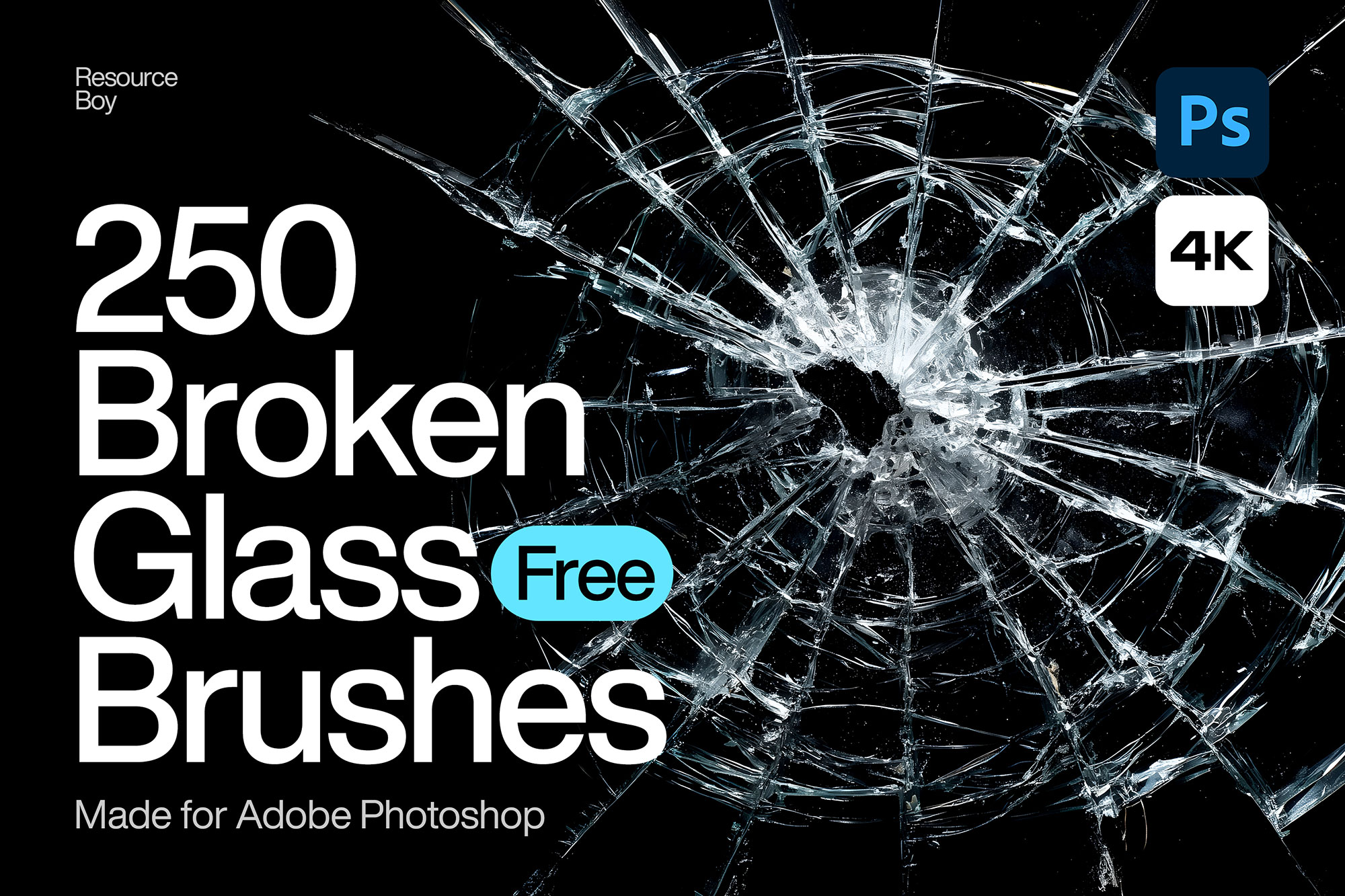 250 Broken Glass Photoshop Brushes - Free Download | Resource Boy