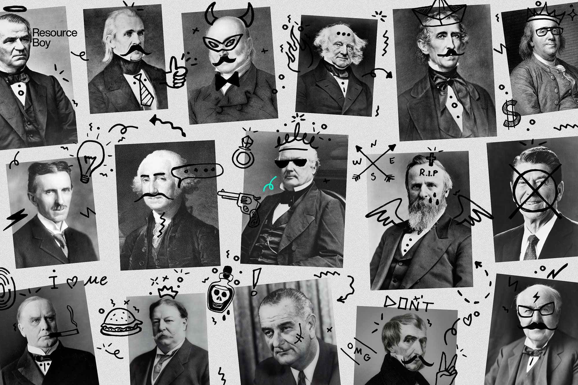 1000+ Free Doodle PNG Elements (Hand Drawn) | Resource Boy