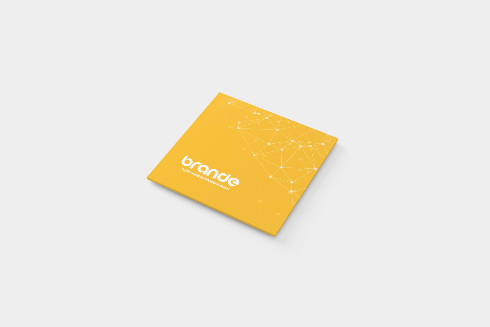 Simple Square Business Card Mockup Free Download | Resource Boy