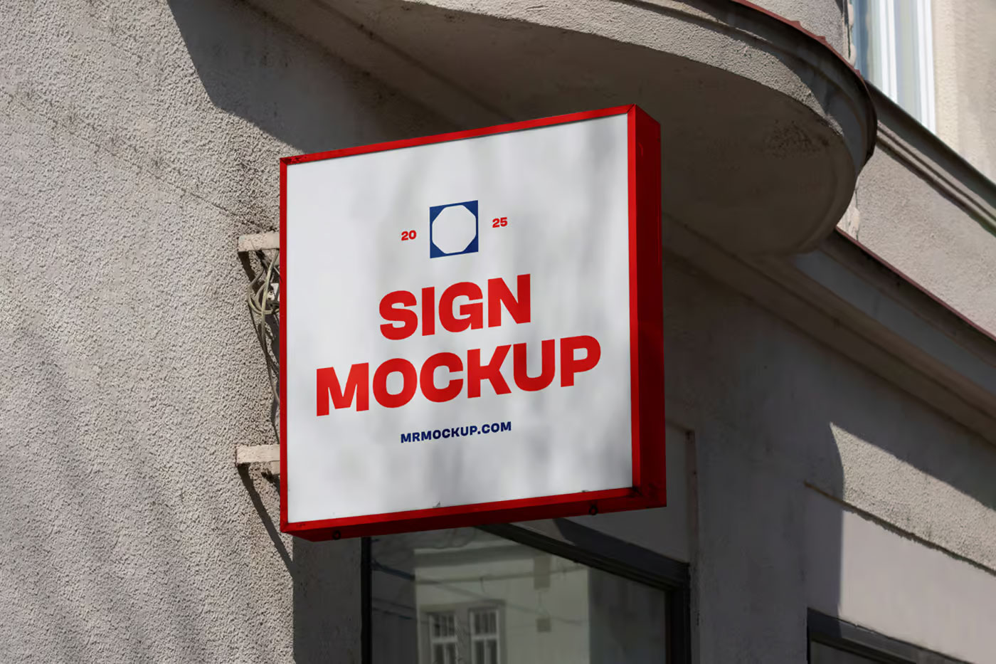 Square Mounted Street Sign Mockup Free Download | Resource Boy