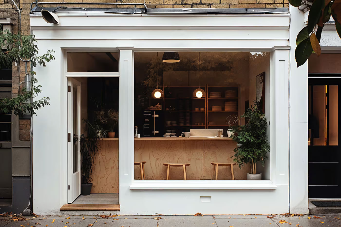 Wooden Storefront Mockup Free Download | Resource Boy