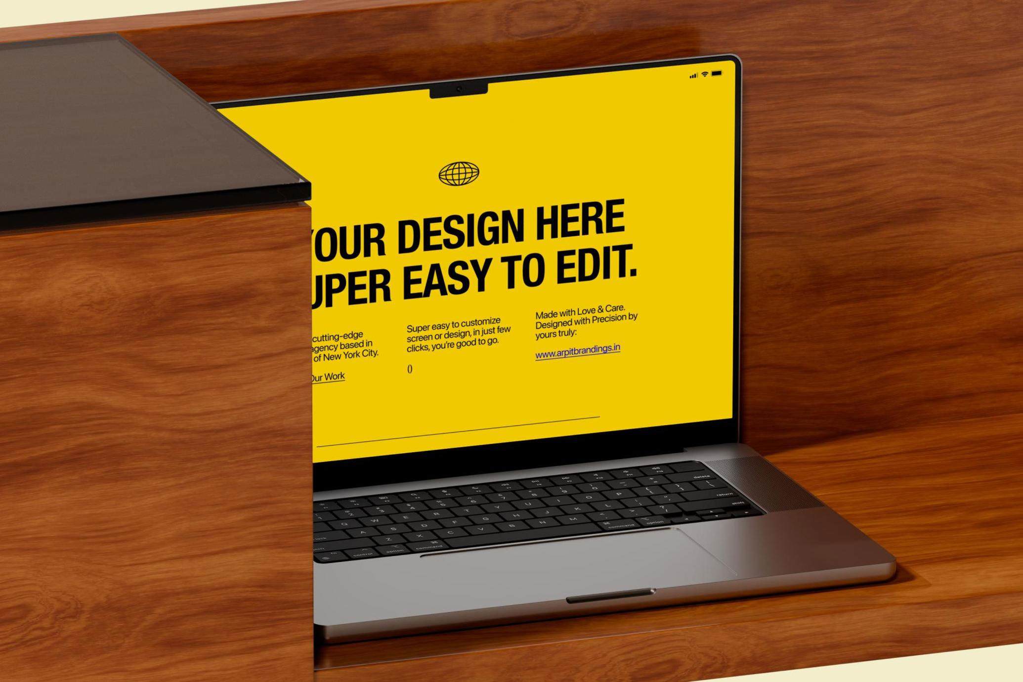 Animated MacBook Pro Mockup Free Download | Resource Boy