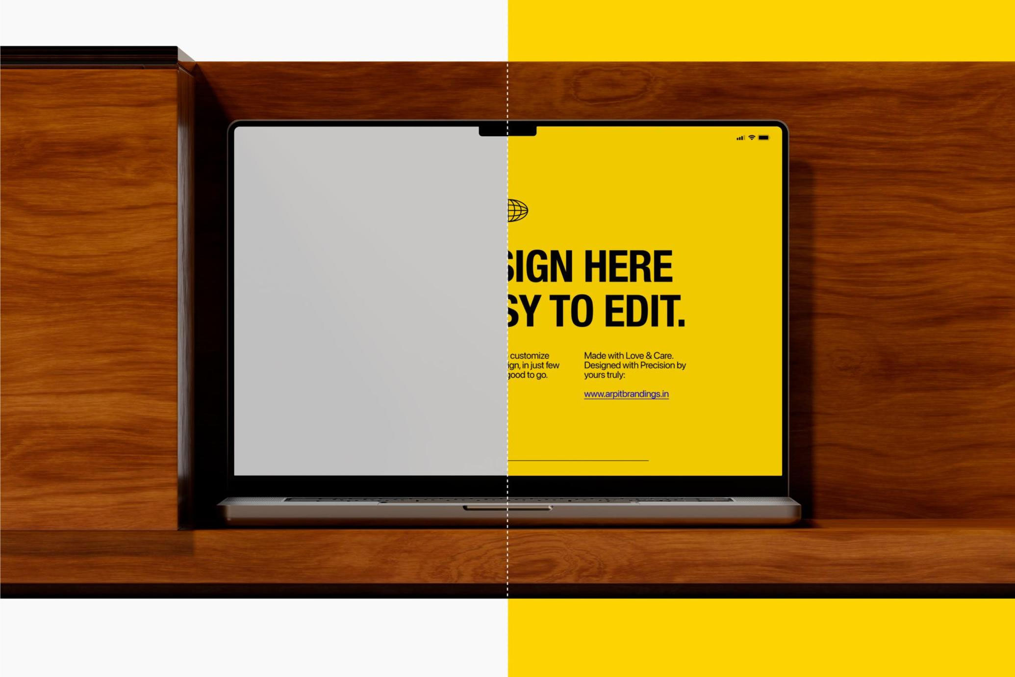 Animated MacBook Pro Mockup Free Download | Resource Boy