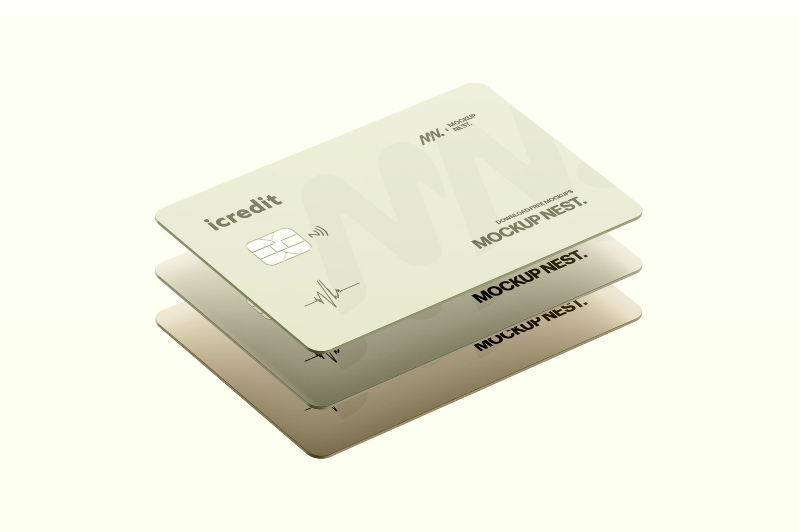 Floating Credit Card Mockup Free Download | Resource Boy