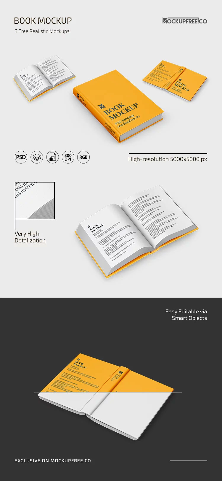 Hard Cover Book Mockup Free Download | Resource Boy