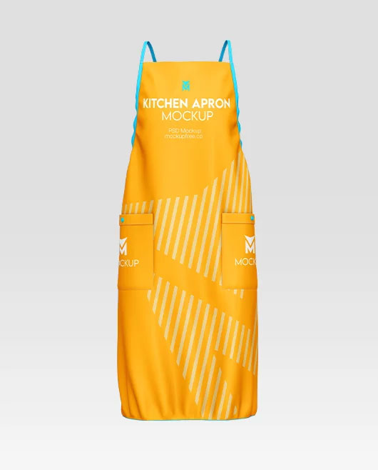 Kitchen Apron Mockup Free Download | Resource Boy