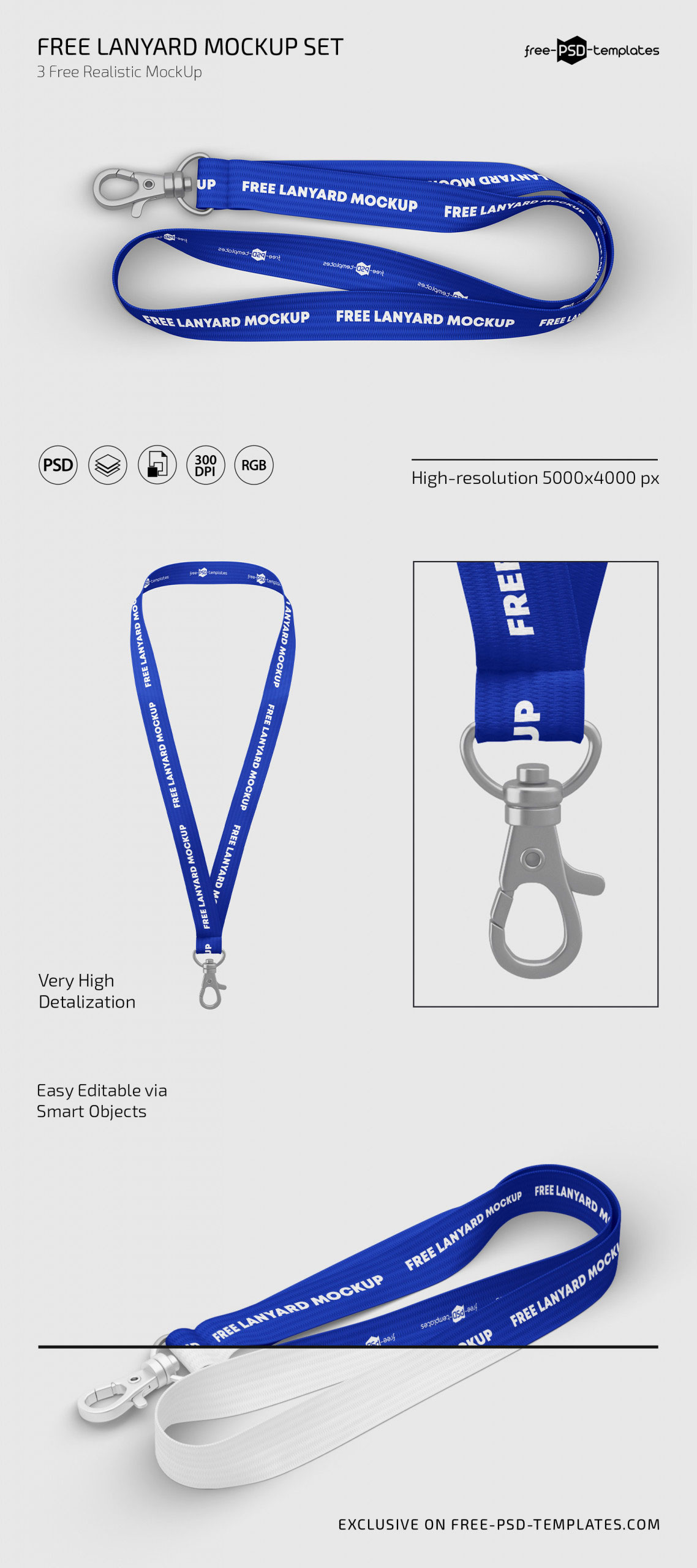 Lanyard Mockup Free Download | Resource Boy