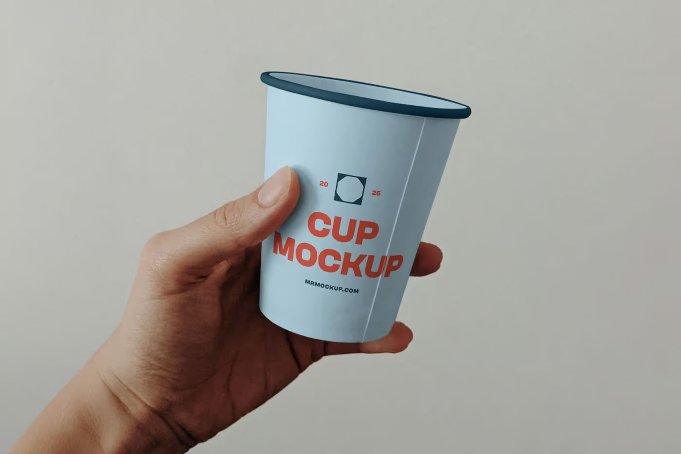 Paper Coffee Cup in Hand Mockup Free Download | Resource Boy