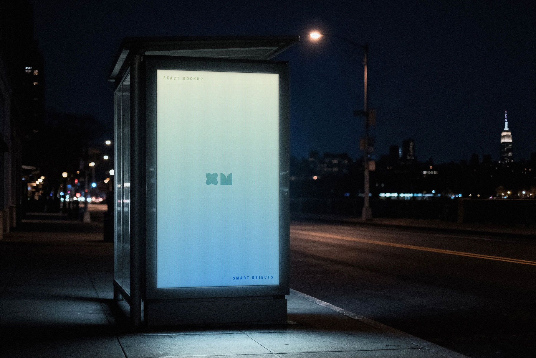 Bus Stop Vertical Screen Mockup Free Download | Resource Boy