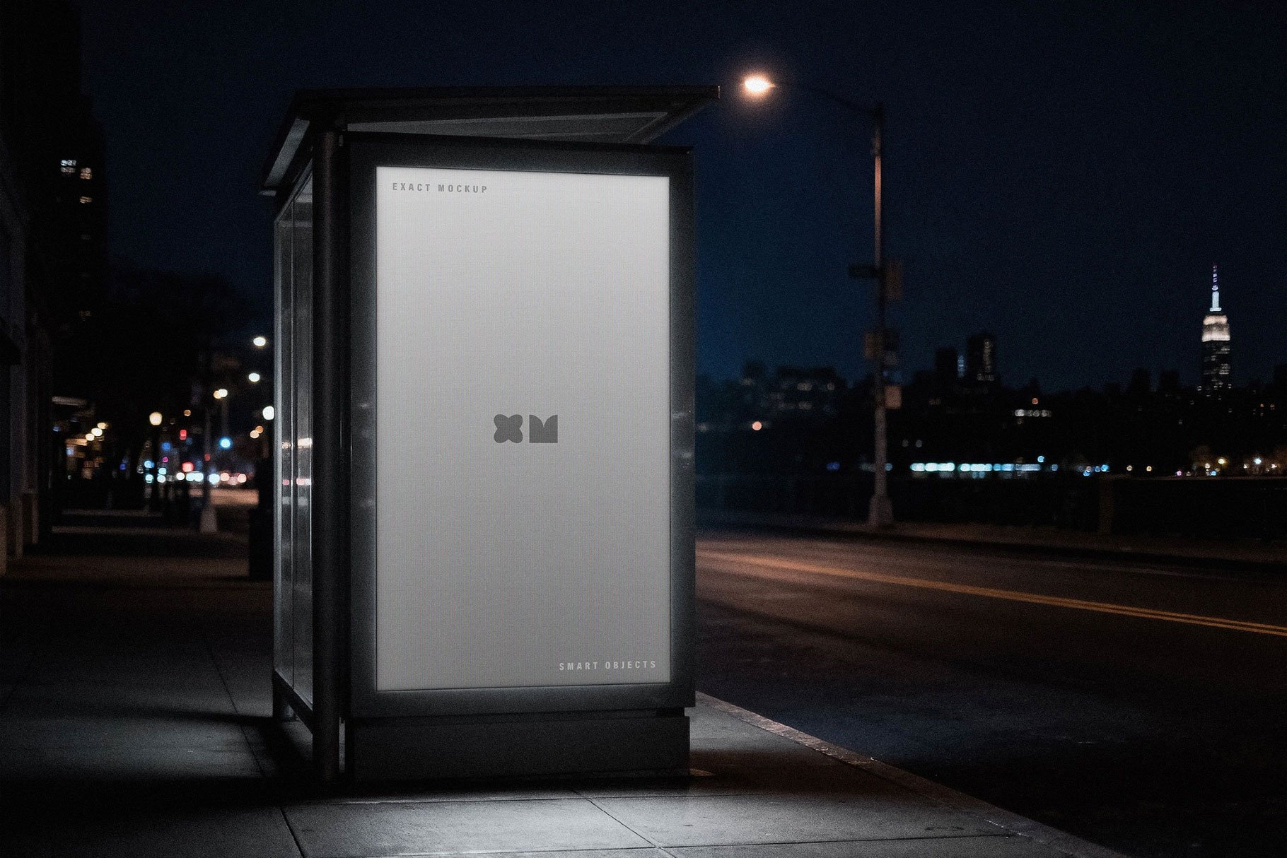 Bus Stop Vertical Screen Mockup Free Download | Resource Boy