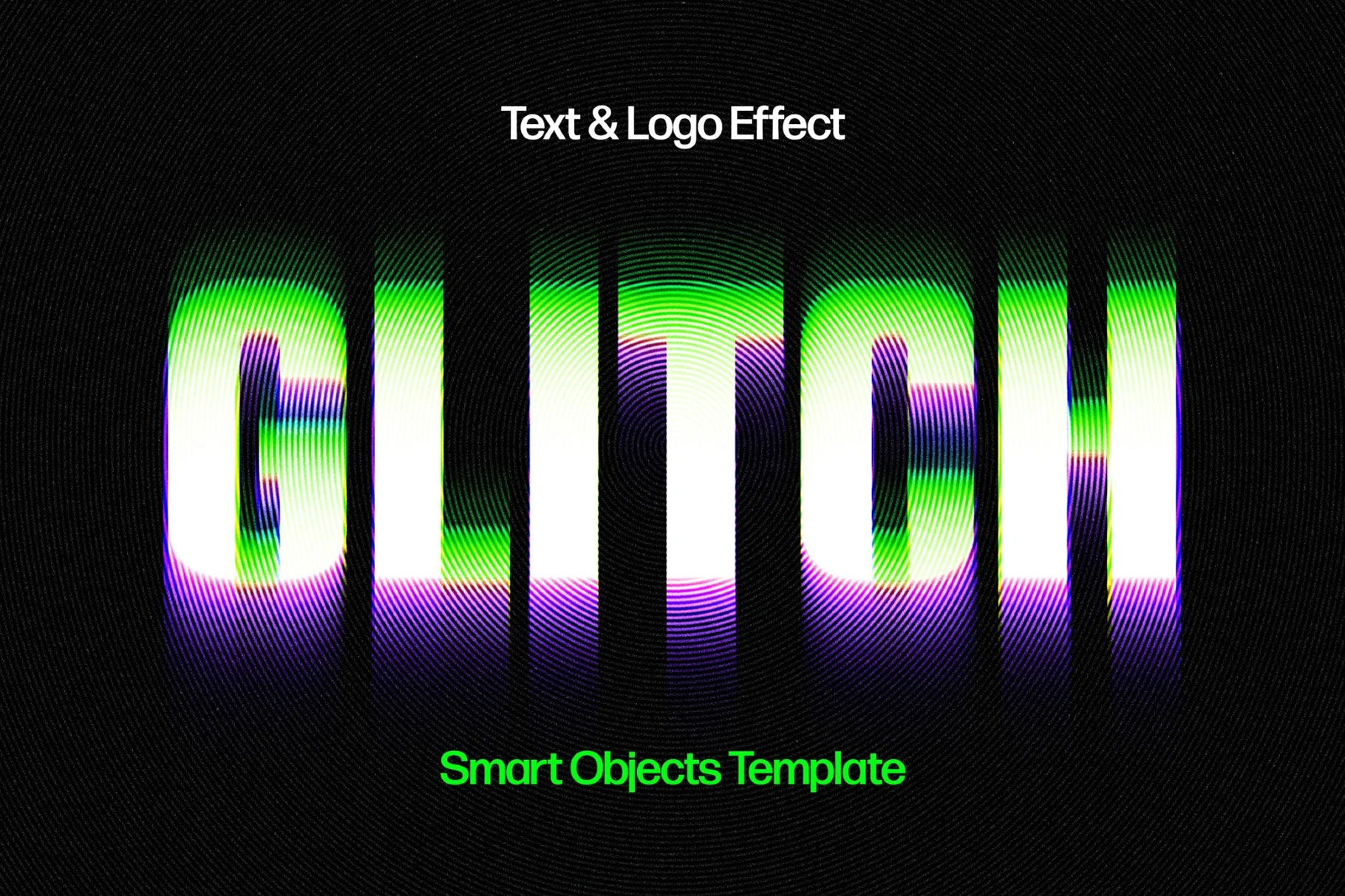 Color Glitch Text Effect / Logo Mockup Free Download | Resource Boy