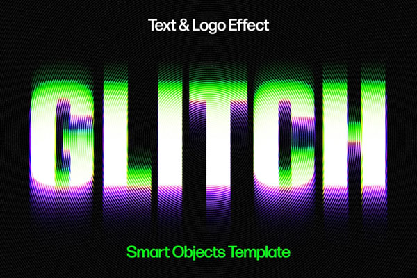 Color Glitch Text Effect / Logo Mockup Free Download | Resource Boy