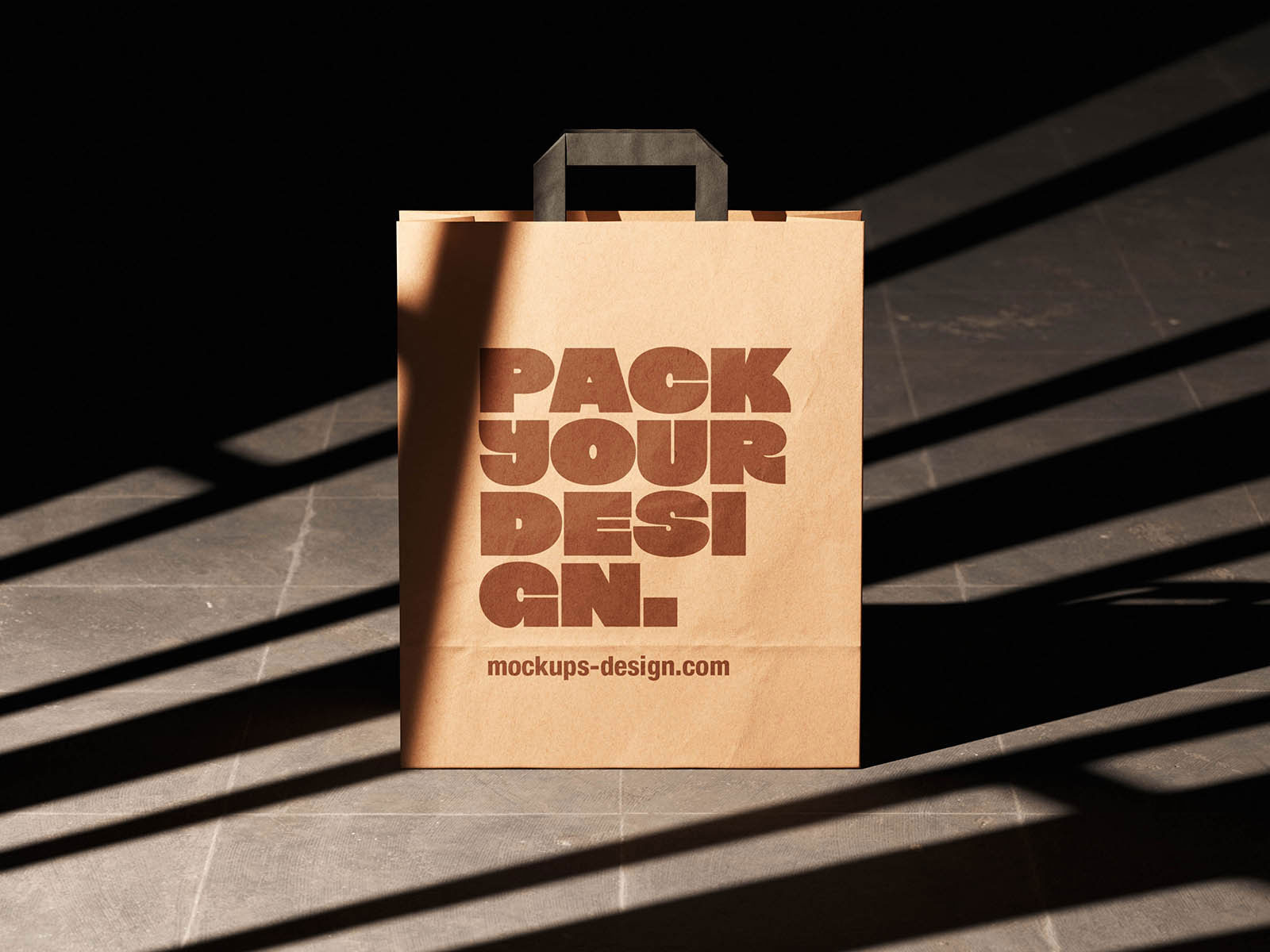Shadow Eco Friendly Paper Bag Mockup Free Download | Resource Boy