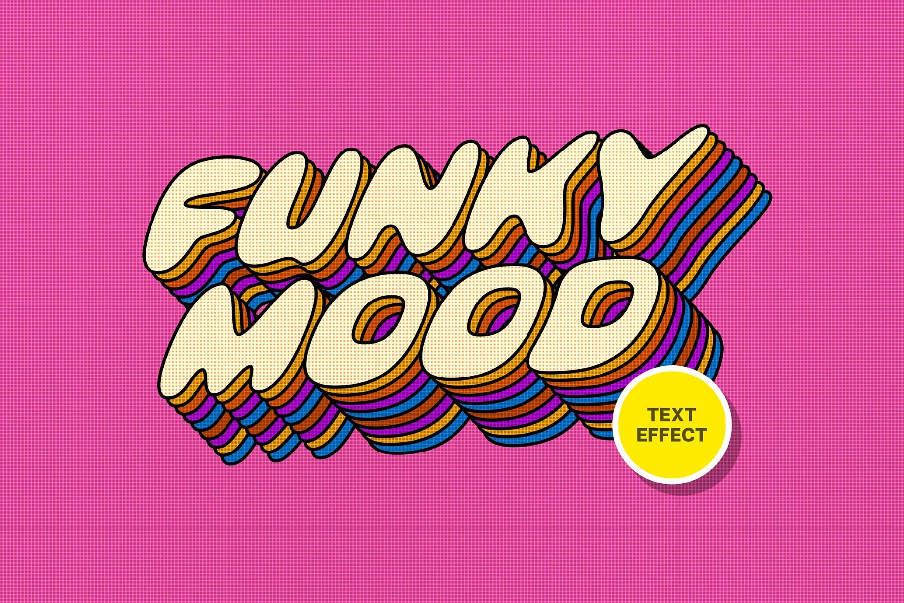 Funky Text Effect / Logo Mockup Free Download | Resource Boy