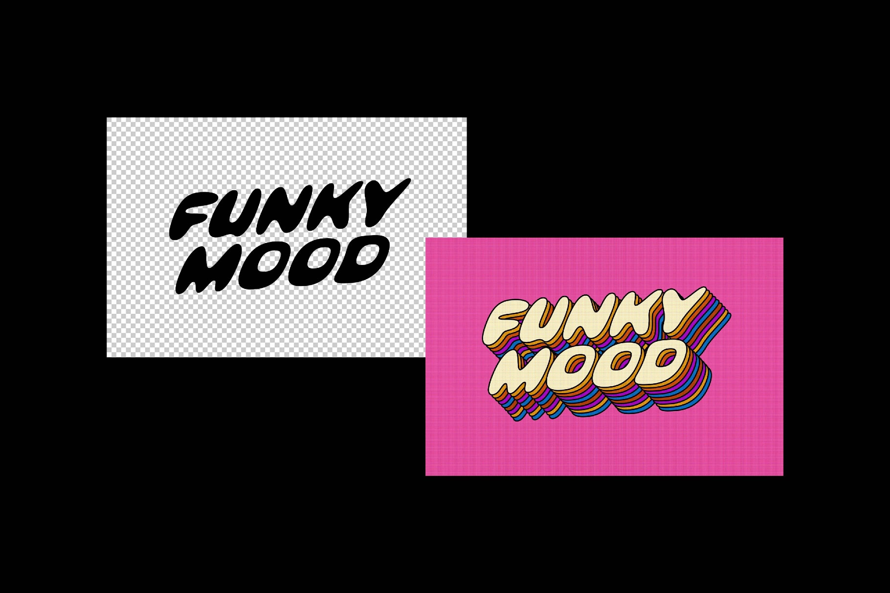 Funky Text Effect / Logo Mockup Free Download | Resource Boy