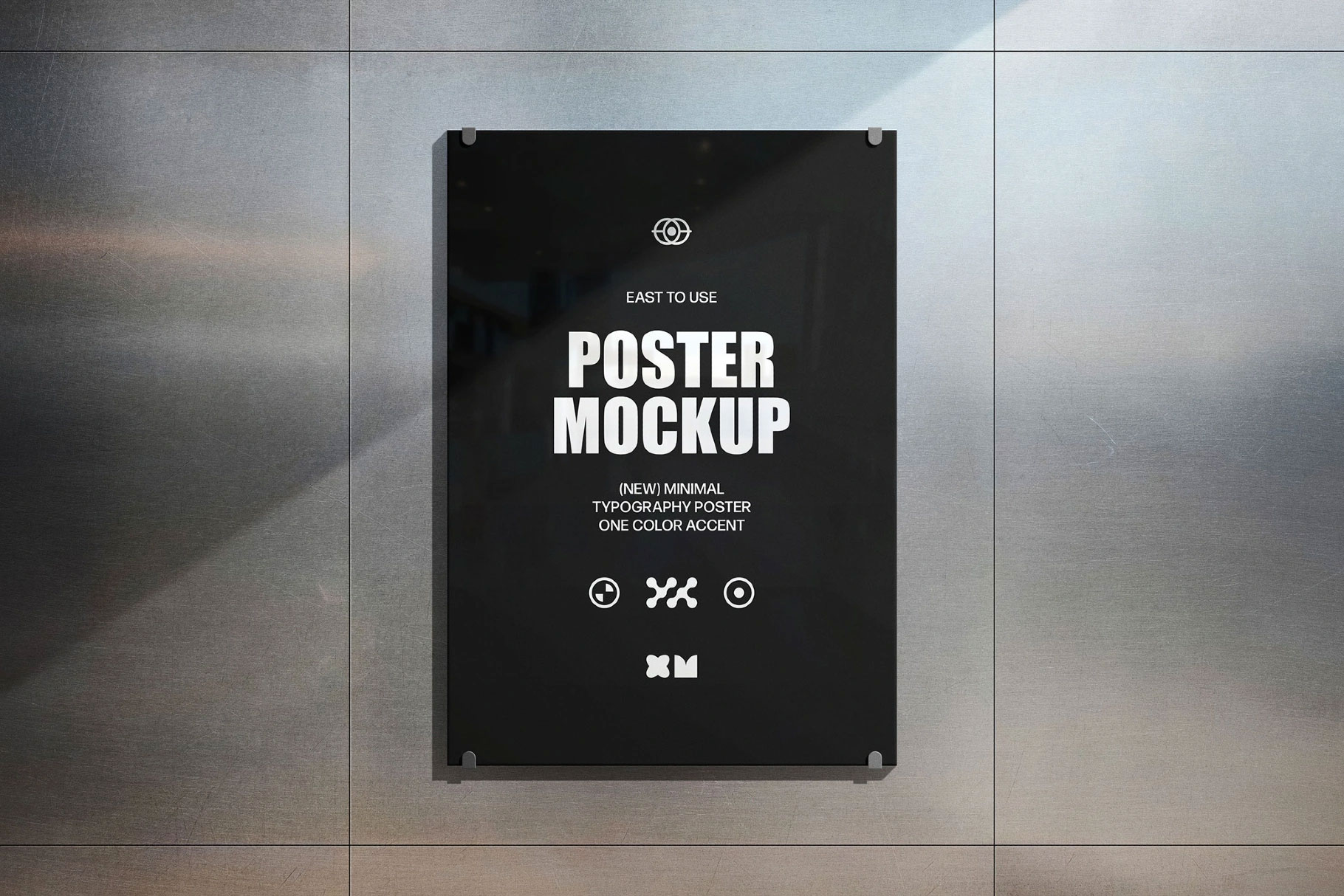 Glass Poster Mockup Free Download | Resource Boy