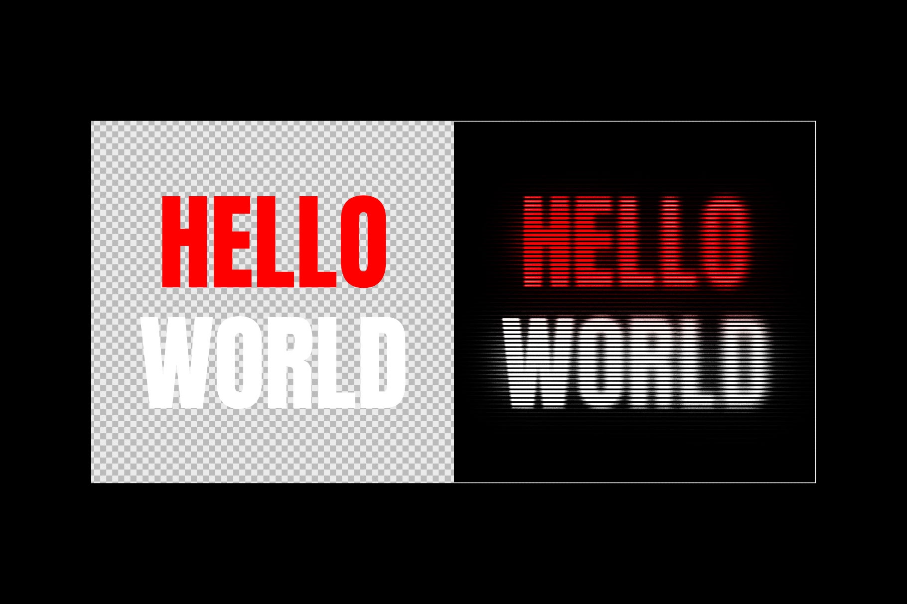 Line Screen Text Effect / Logo Mockup Free Download | Resource Boy