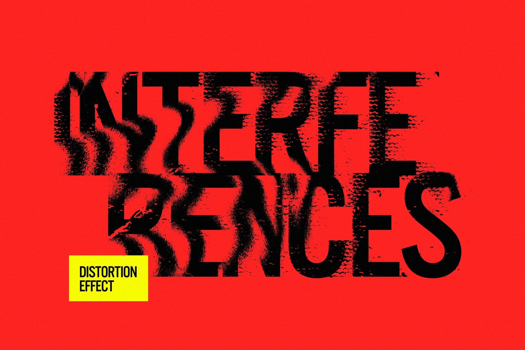 Messy Distortion Effect / Logo Mockup Free Download | Resource Boy