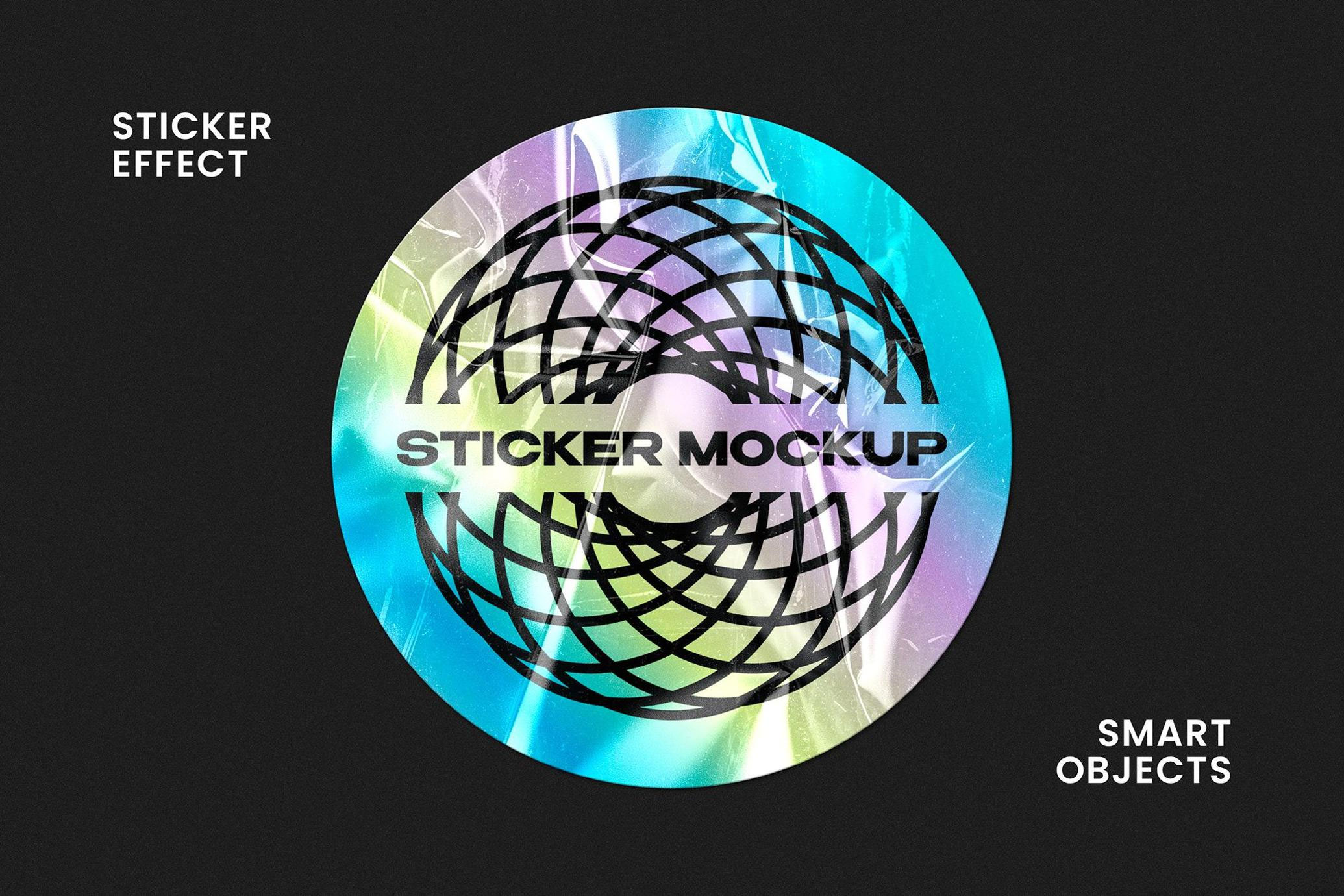 Plastic Sticker Mockup Free Download | Resource Boy