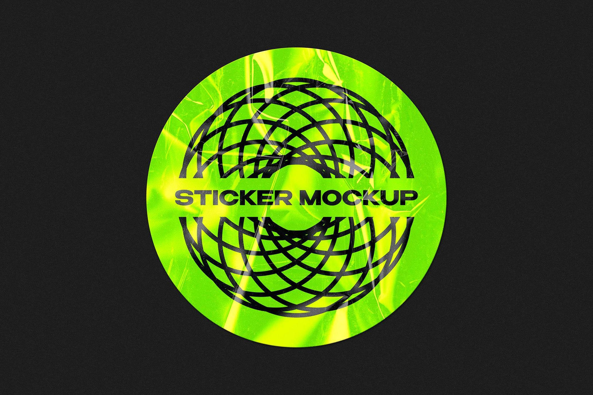 Plastic Sticker Mockup Free Download | Resource Boy
