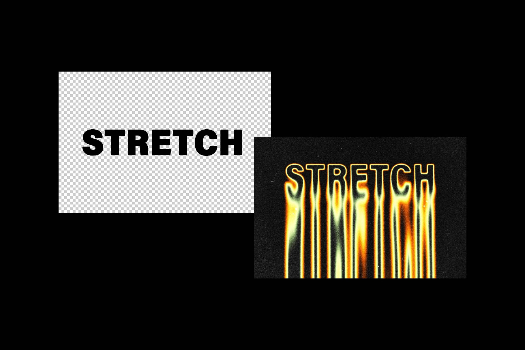 Stretch Melting Text Effect / Logo Mockup Free Download | Resource Boy