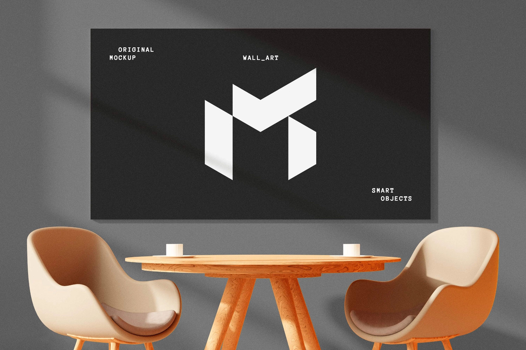 Cafe Poster Mockup Free Download | Resource Boy