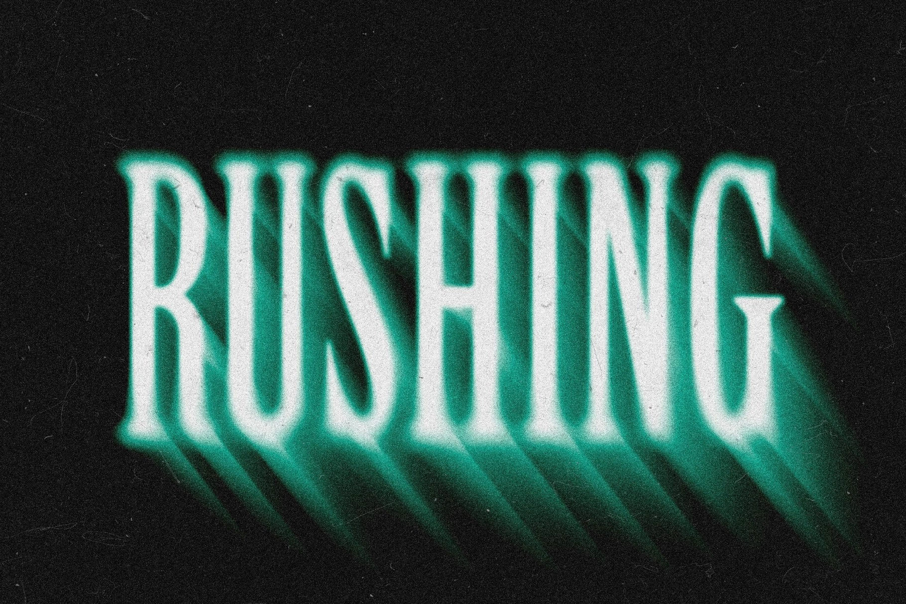 Rushing Blur Text Effect / Logo Mockup Free Download | Resource Boy