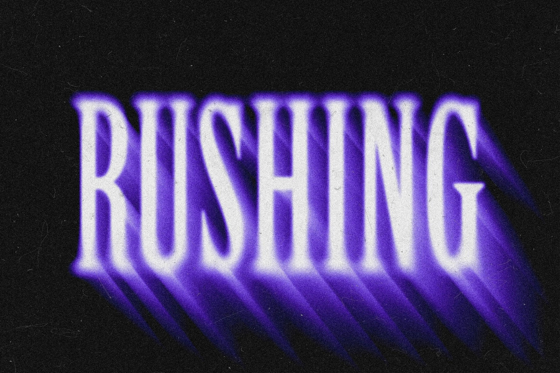 Rushing Blur Text Effect / Logo Mockup Free Download | Resource Boy