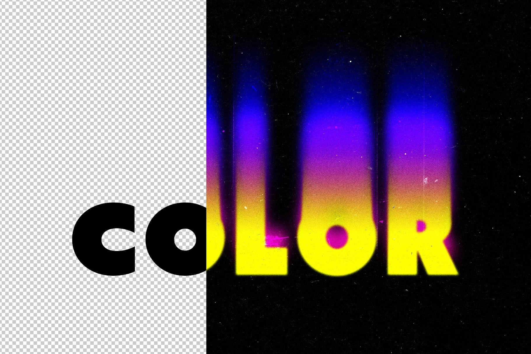 Smudged Toxic Text Effect / Logo Mockup Free Download | Resource Boy
